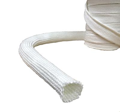 China Silicone Coated Fiberglass Sleeve Abrasion Protection No Cracks for sale