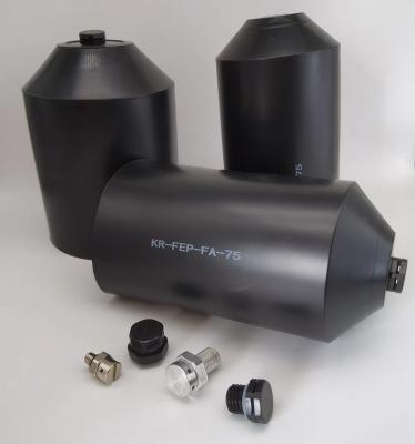 China IP67 Polyolefin Black Insulated Cable End Caps Heat Shrinkable Wire End Caps for sale