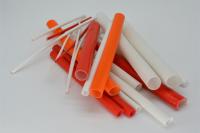 China Silicone Coated Fiberglass Sleeve Abrasion Protection No Cracks for sale