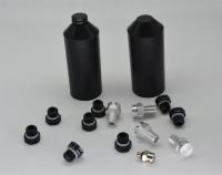 China 10mm-250mm Heat Shrink End Caps Dielectric Strength 15 KV/Mm Heat Shrink Wire End Caps for sale