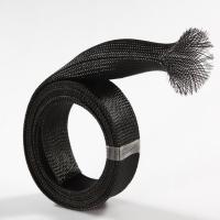 China ISO9001 PET Expandable Braided Sleeving Self Extinguishing 60s for sale
