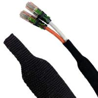 China High Flexibility PET Expandable Braided Sleeving Abrasion Resistance for sale
