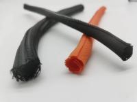 China Polyethylene Terephthalate F6 Self Wrapping Split Braided Sleeving for sale
