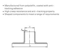 China Heat Shrink Anti-tracking Rain Shed RoHS compliant for sale