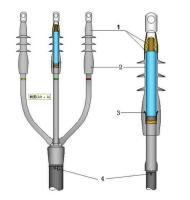 China Liquid Silicone Rubber Cold Shrink Termination Kits up to 42 kV Easy to Install Cold Shrink Splice Kits for sale