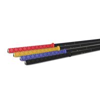 China 15mm High Flexibility Colorful Skid Proof Non Slip Heat Shrink Sleeve Tube For Badminton Racket for sale