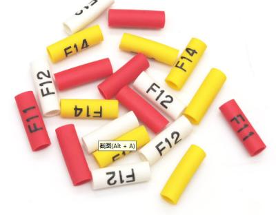 China Custom Logo Cross Liked Polyolefin Identification Tube Heat Shrink Identification Sleeve for sale