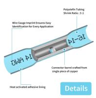 China Operating Temperature -45℃-125℃ Heat Shrink Insulation Connectors for sale
