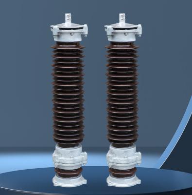 China Porcelain Housed Metal Oxide Surge Arrester Ceramic Power Station Type Zinc Oxide Arrester for sale