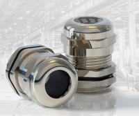 China M12X1.5(3-6.5) Waterproof Nickel plated brass Cable Gland IP68 Cable Connector for sale