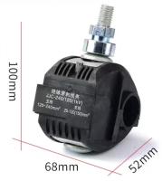 China 10KV High Low Voltage Cable Splitter Cable Insulation Piercing Connectors JJC7-240 No Peeling Piercing Clamp for sale
