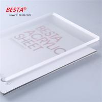 China Frosted Milky White LED Light Diffusing Opal Acrylic Sheet 1.2mm 1.5mm 2mm Thickness for Lighting Panels for sale