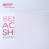 China Frosted Milky White LED Light Diffusing Opal Acrylic Sheet 1.2mm 1.5mm 2mm Thickness for Lighting Panels for sale