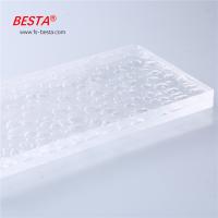China Lightweight 8mm-30mm Bubble Acrylic Sheet for Anti-Scratch Bubble Wall Applications for sale