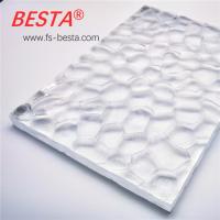 China Rigid Clear Polystyrene Plastic Sheets 8mm-30mm Thickness for Light Diffusion and Decorative Applications for sale
