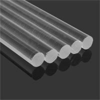 China High Glossy PS PMMA Clear Acrylic Bar Polypropylene Solid Rod 3-50mm Diameter 500-2000mm Length for sale