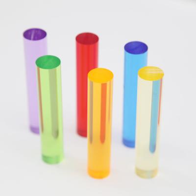 China High Glossy PS PMMA Clear Acrylic Bar Polypropylene Solid Rod 3-50mm Diameter 500-2000mm Length for sale