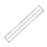 China OEM Clear Acrylic Piano Hinge PMMA Plastic Continuous Hinge 650mm Length for Plexiglass Boxes for sale