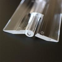 China OEM Clear Acrylic Piano Hinge PMMA Plastic Continuous Hinge 650mm Length for Plexiglass Boxes for sale