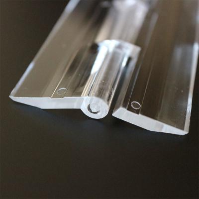 China High Durability PMMA Clear Acrylic Hinges with 1.20g/cm³ Density and Custom Thickness for Plexiglass Panels for sale
