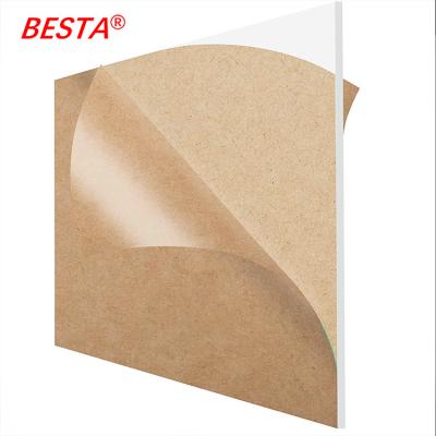 China 1220x2440mm Clear PMMA Perspex Panel with 93% Light Transmission and 2-120mm Thickness Options for sale