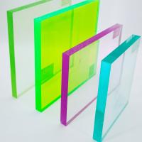 China SGS Iridescent Acrylic Sheet PMMA Material 2.8-15mm Thickness 93% Light Transmittance for sale