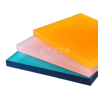 China Moldable Colored Acrylic Sheets 0.6-120mm Thickness for Wall Dividers with 93% Light Transmittance and 3-Year Warranty for sale