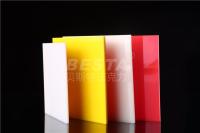 China Black to White Color Changing Acrylic Sheet 2mm-15mm for LED Backlit Sign Boards with 93% Light Transmittance for sale