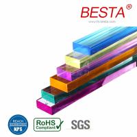 China Semi Transparent Colored Acrylic Sheets 2-60mm Thickness with 93% Light Transmittance and 3-Year Warranty for sale