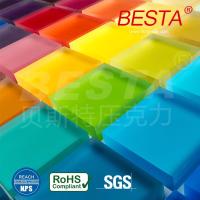 China 10mm Orange Light Guide Acrylic Sheet - Cast PMMA Plexiglass 1220×2440mm with ITS Certification for sale