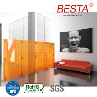 China RoHS Commercial Acrylic Panels 1.20g/cm³ Density PMMA Sheets with 93% Light Transmission for Office Partitions for sale