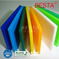 China RoHS Commercial Acrylic Panels 1.20g/cm³ Density PMMA Sheets with 93% Light Transmission for Office Partitions for sale