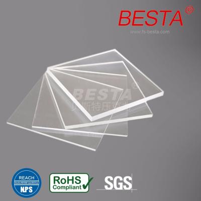 China BESTA Flame Retardant Transparent Acrylic Sheets 12mm Customizable for sale
