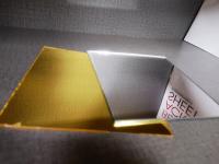 China 3mm 4x8 PMMA Acrylic Mirrored Sheet - Rose Gold, Black, Silver Colors with 93% Light Transmission for sale