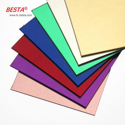 China Two-Way Mirror Acrylic Sheets 1.20g/cm³ Density, 2-120mm Thickness for Bath & Decorative Applications for sale