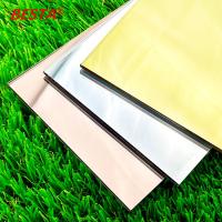 China Gold Acrylic Plastic Mirror Sheet Scratch Proof Acrylic Sheet Weather resistance for sale