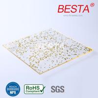 China REACH Certified Silver Glitter Acrylic Sheet 2-120mm Thickness with Abrasion Resistance for Kitchen and Display Applications for sale