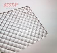 China PMMA Transparent Textured Acrylic Sheet 6mm Stone Grain - 93% Light Transmission, 1.20g/cm³ Density for sale