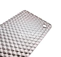China Extruded Textured Clear Acrylic Sheet PMMA Stone Grain 0.6-16mm Thickness 93% Light Transmission for sale