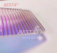 China Extruded Textured Clear Acrylic Sheet PMMA Stone Grain 0.6-16mm Thickness 93% Light Transmission for sale