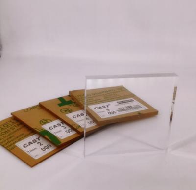 China High Gloss 6ft x 10ft Cast Acrylic Sheets 3-25mm Thick for Furniture Manufacturing for sale