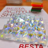 China Custom Iridescent Acrylic Sheets 1220x2440mm with 93% Light Transmission for Wedding Decorations for sale
