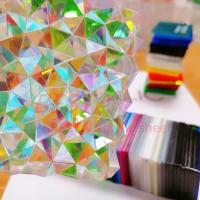 China Custom Iridescent Acrylic Sheets 1220x2440mm with 93% Light Transmission for Wedding Decorations for sale