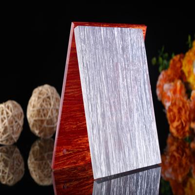 China Thermoforming Decorative Acrylic Sheets Wood Design 1.20g/cm3 Density 93% Light Transmittance 5-40mm Thickness for sale
