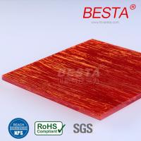 China Thermoforming Decorative Acrylic Sheets Wood Design 1.20g/cm3 Density 93% Light Transmittance 5-40mm Thickness for sale