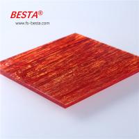 China Cell Cast Wood Grain Acrylic Sheet 5-40mm Thickness with 93% Light Transmittance and 3-Year Warranty for sale