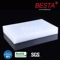 China Marble Effect Acrylic Solid Surface Sheet 25-60mm Thickness for Kitchen Cabinets with 93% Light Transmittance for sale