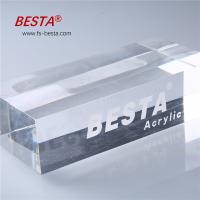 China RoHS REACH Approved Cast Acrylic Plastic Sheet 1100x2440mm - 2-120mm Thickness Range for sale
