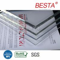China Transparent Cast Acrylic Sheets 2-120mm Thickness Heat Moldable PMMA Diffuser for High Temperature Applications for sale