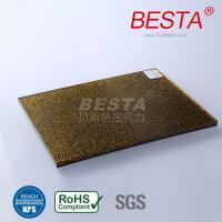 China 5mm Thick Black Glitter Acrylic Sheet for Furniture Decoration - 93% Light Transmittance, 3-Year Warranty for sale